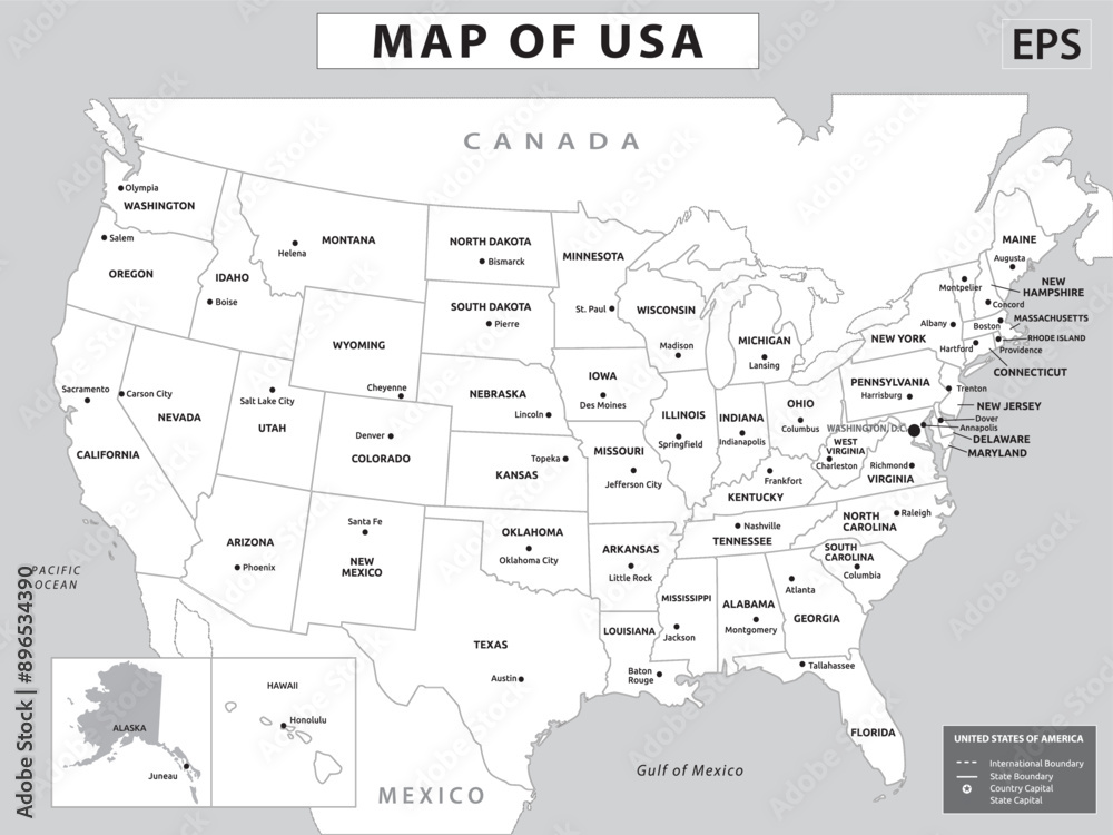 Geography politics map of countries. Map of country with capital, state ...