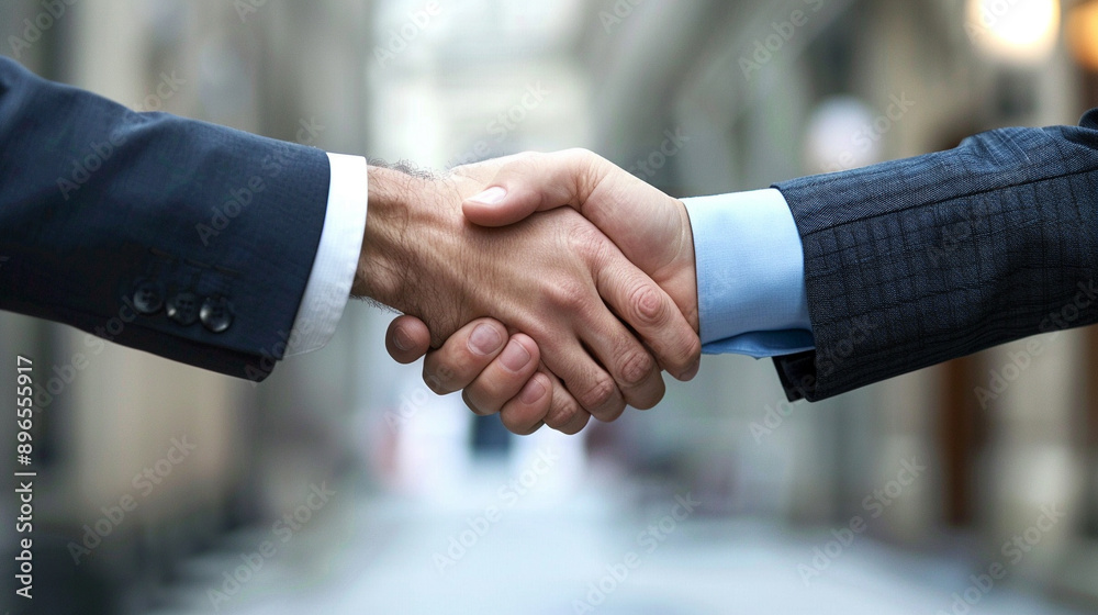 professional handshake between businessmen, symbolizing trust ...
