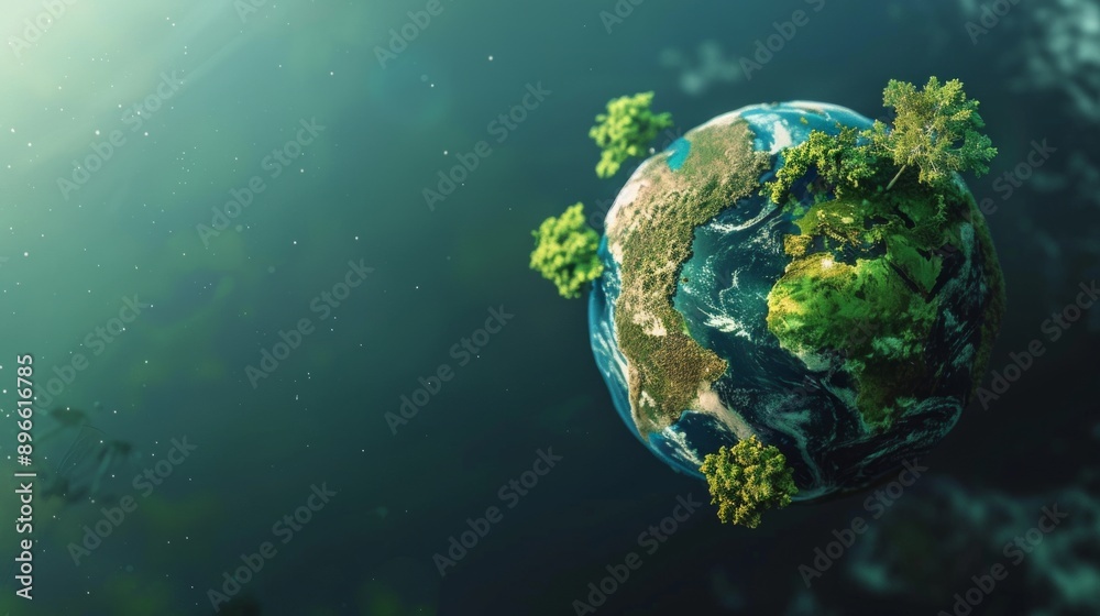World globe planet earth background banner sustainable environment ...