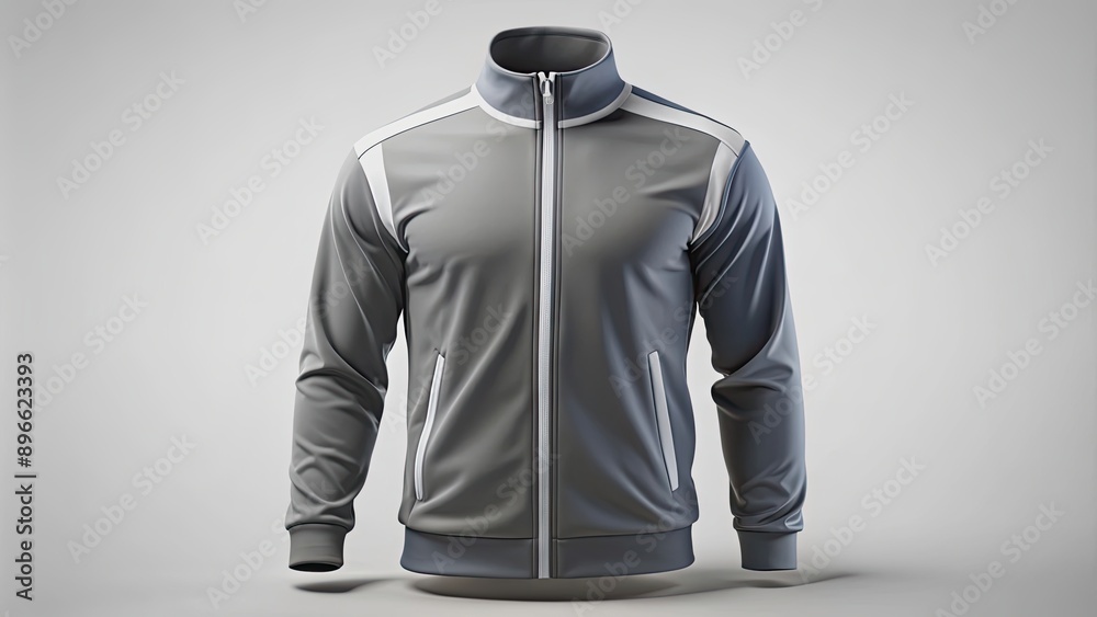 Blank tracksuit jacket mockup for customization and design, tracksuit ...