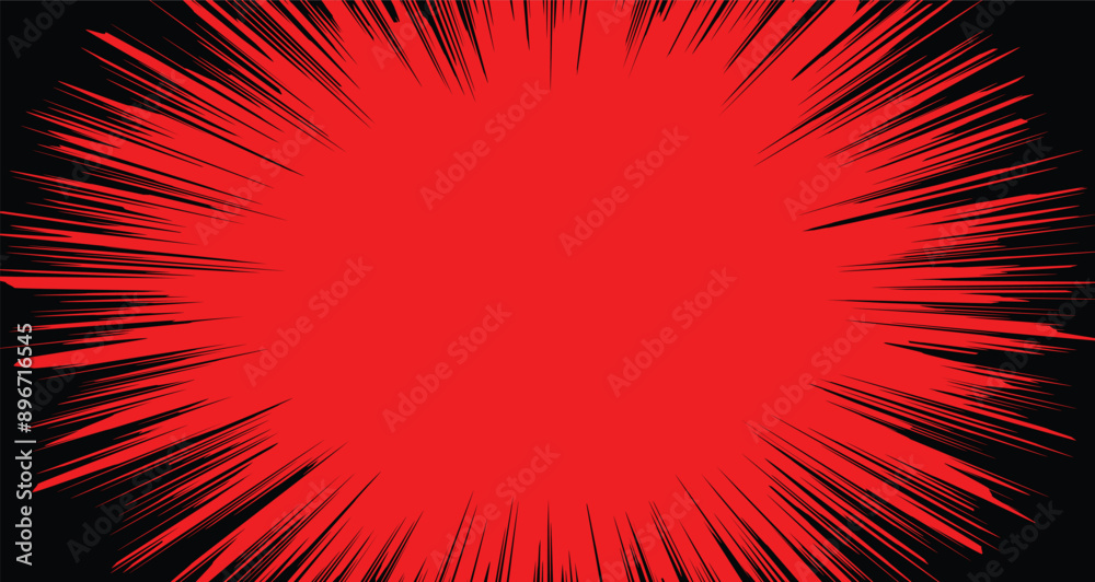 Abstract background. Vector abstract red sunburst and ray wallpaper ...