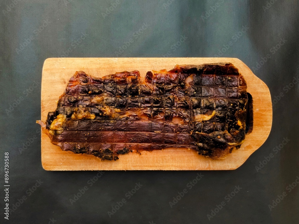 "Dendeng Rusa" from Merauke is a traditional Indonesian dish made from ...