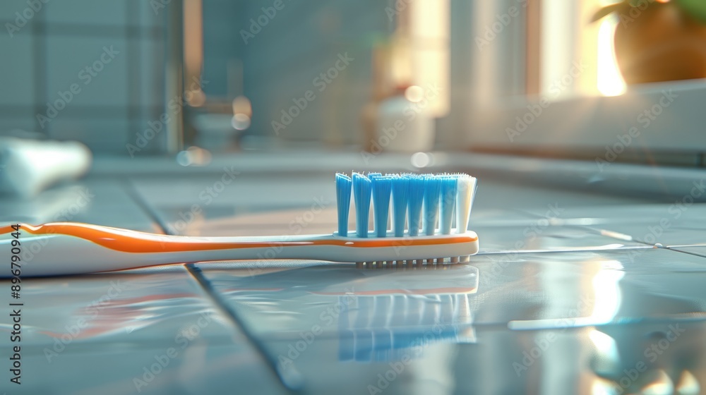 Essential dental hygiene: toothbrush and teeth in focus, significance ...