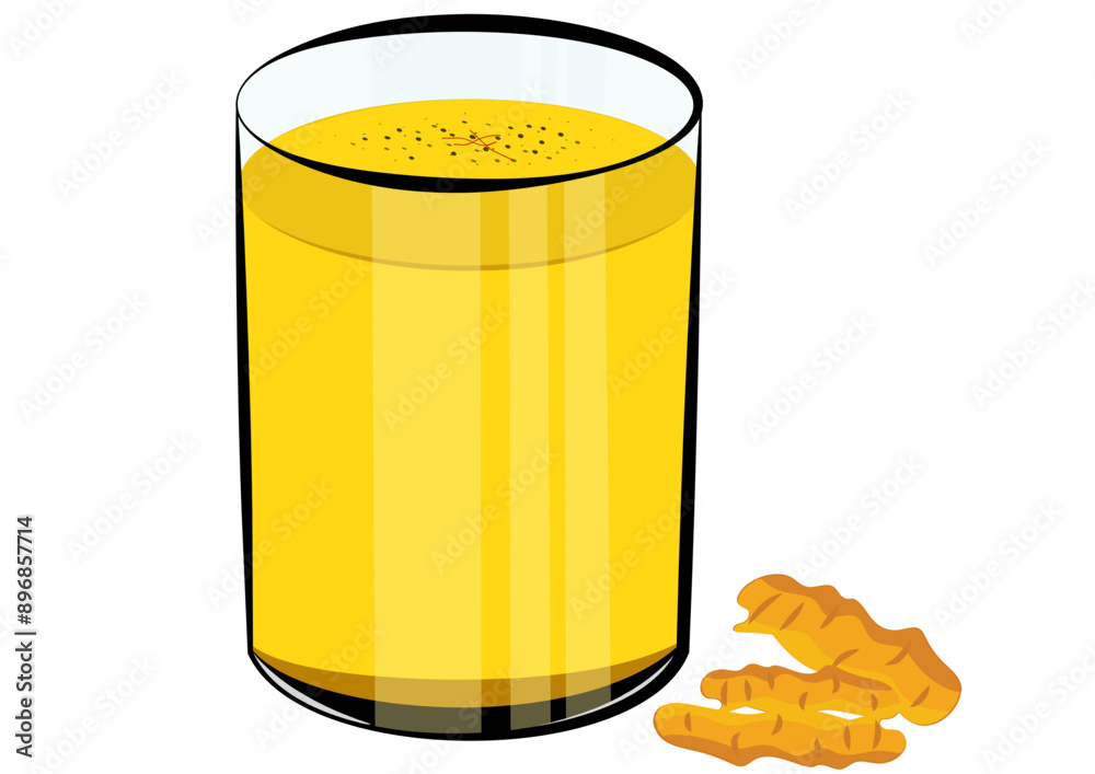 Turmeric milk, haldi dudh, indian drink, indian haldi doodh, beneficial ...