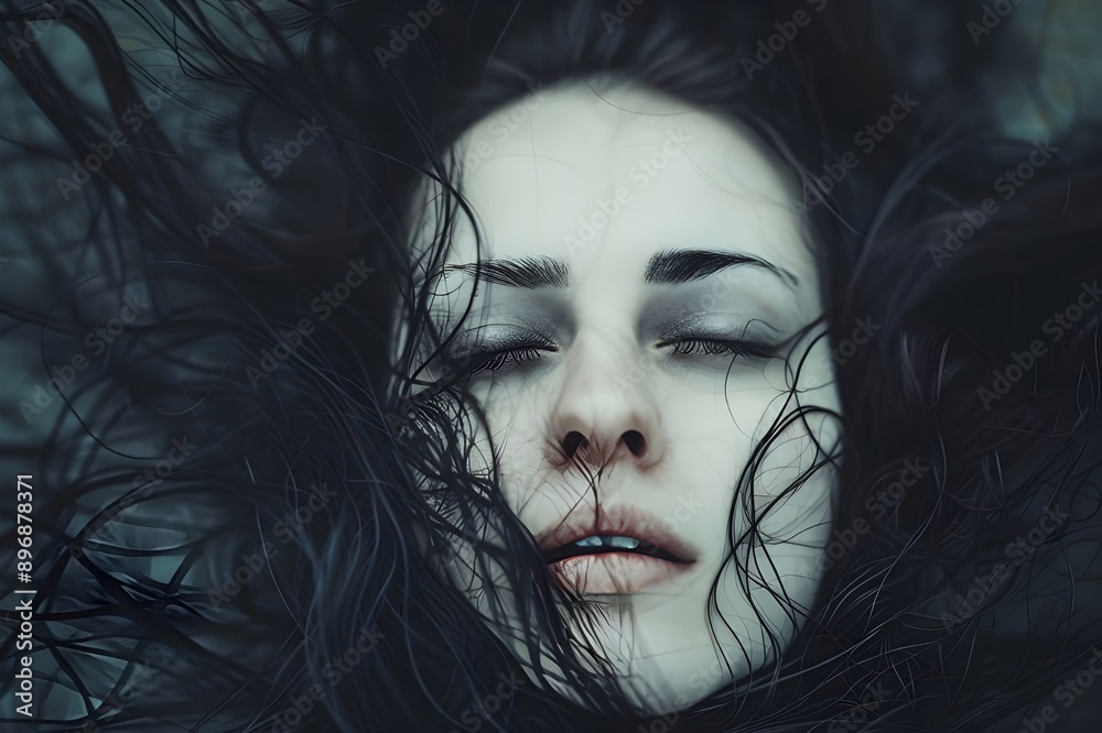 beautiful women are all possessed by weird cursed magic, it flows in ...