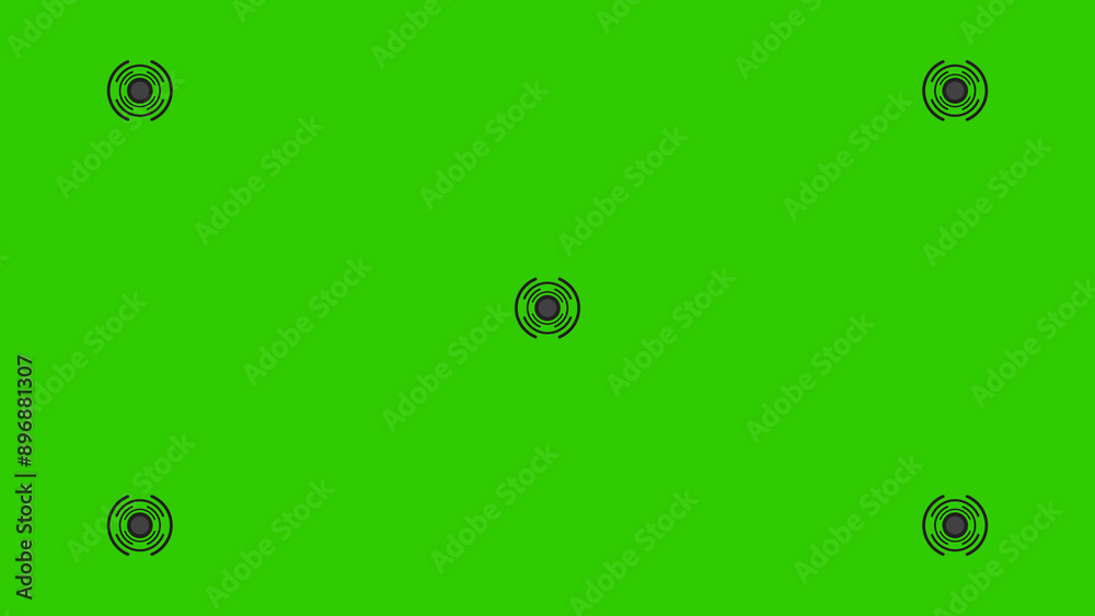Green screen background, motion tracking markers. Art design green ...