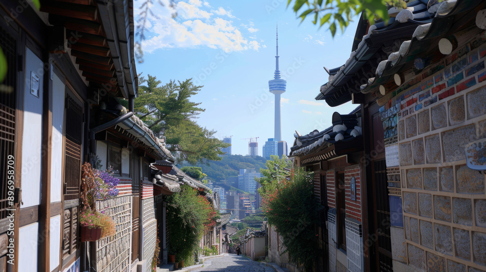 Seoul's Bukchon Hanok Village is a charming street lined with centuries ...