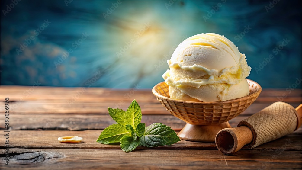 Creamy ice cream melting on a hot day , melting, creamy, ice cream ...