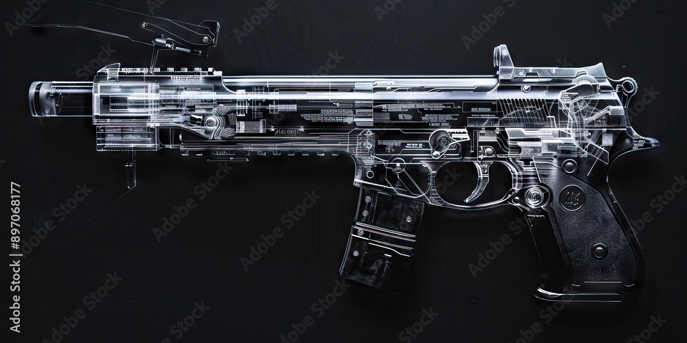 The Anatomy of a Gun: Understanding the Parts and Functions Stock ...