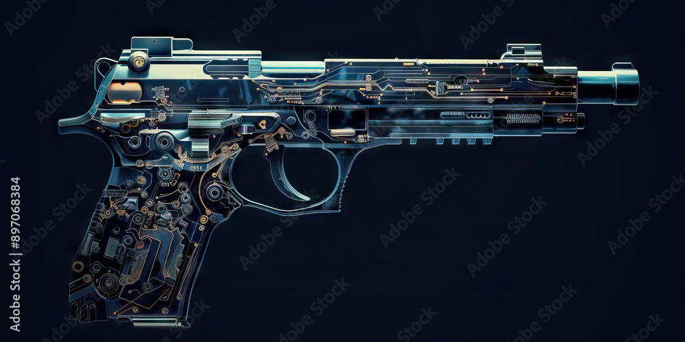 The Anatomy of a Gun: Understanding the Parts and Functions Stock ...