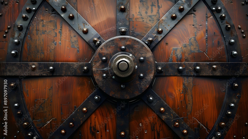 Vintage Airplane Propeller. Detailed texture background of a vintage ...