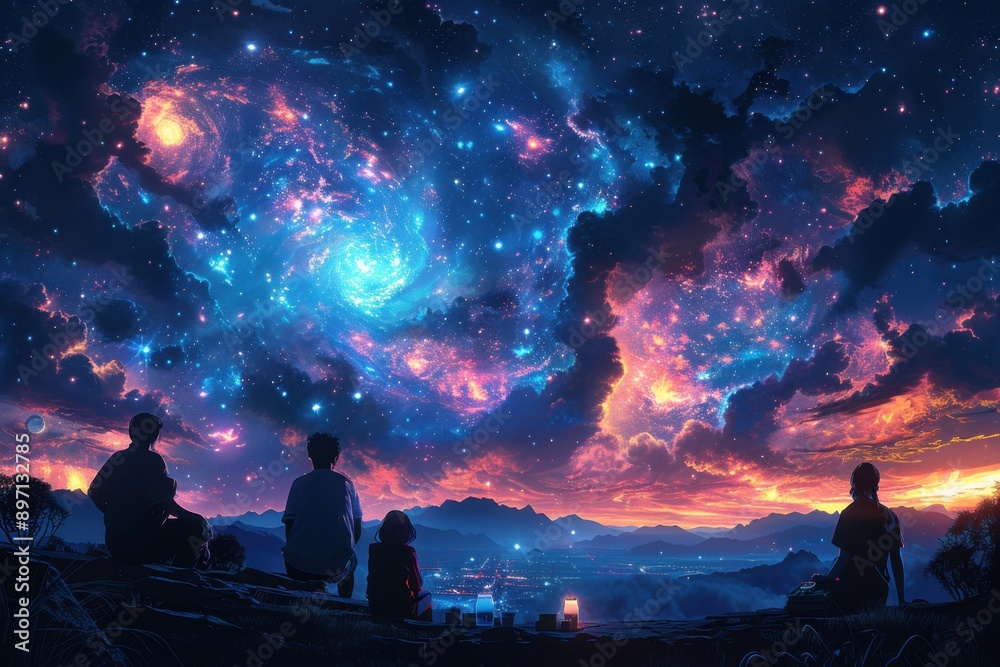 Family and doctor as constellations, their video call forming new ...