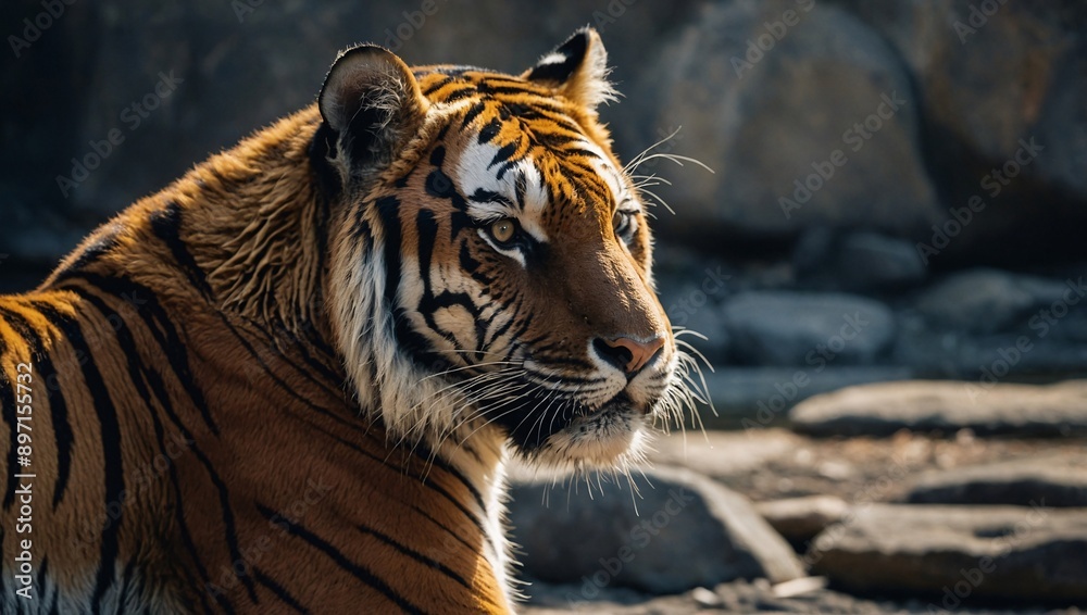 High-res tiger wallpaper 4K HD photograph of a tiger in a zoo ...
