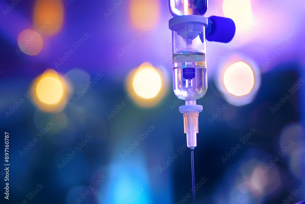 Set iv fluid intravenous drop saline drip hospital room,Medical Concept ...