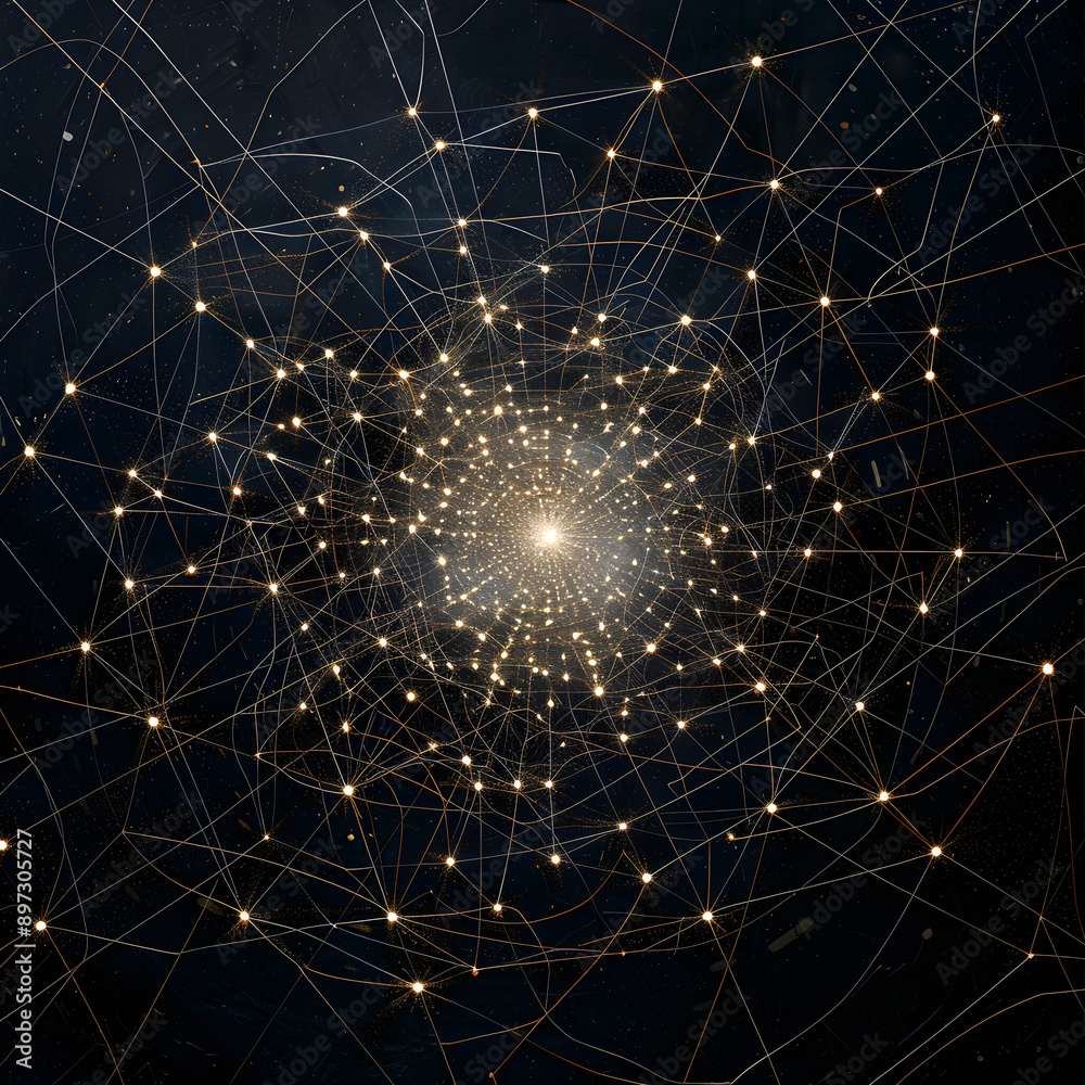 Interconnected Nodes and Luminous Networks: Visualization of Digital ...