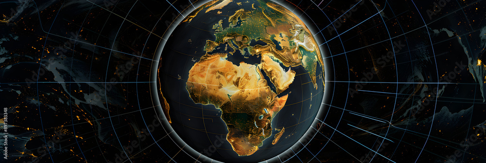 Global Navigation: Visualizing Earth's Lines of Longitude and Their ...