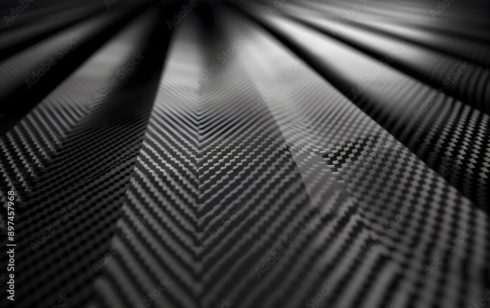 Carbon fiber black background with abstract pattern small white dots ...