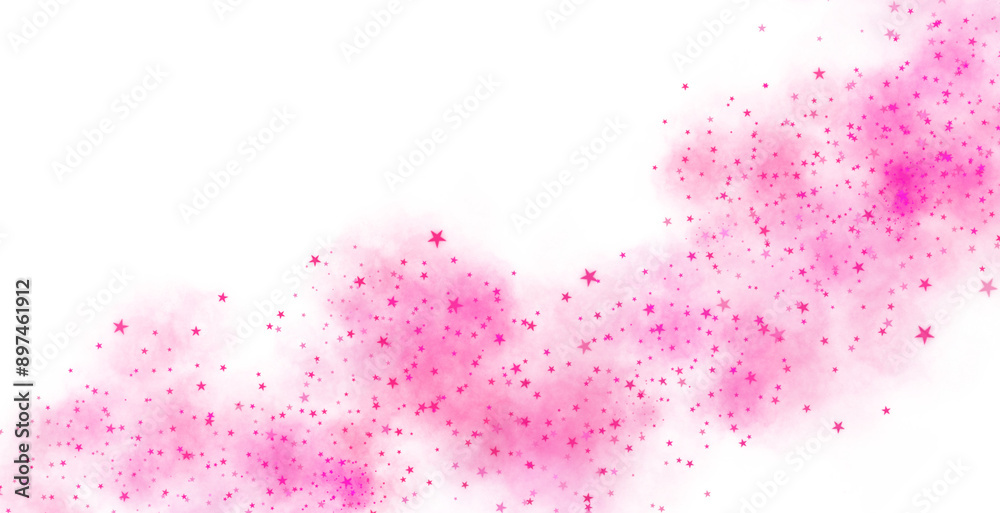 pink background with space on transparent background. Vibrant pink ...