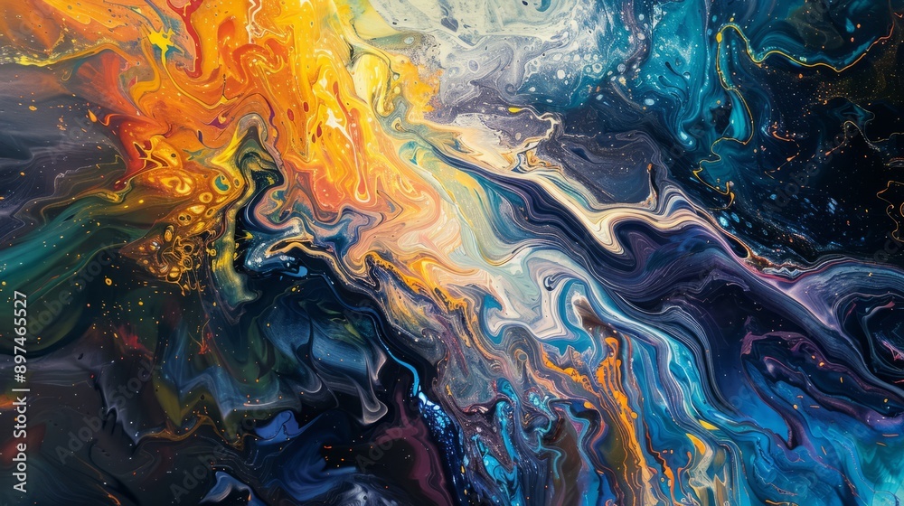 Close-up of using dark and light colors to create dimension and depth ...