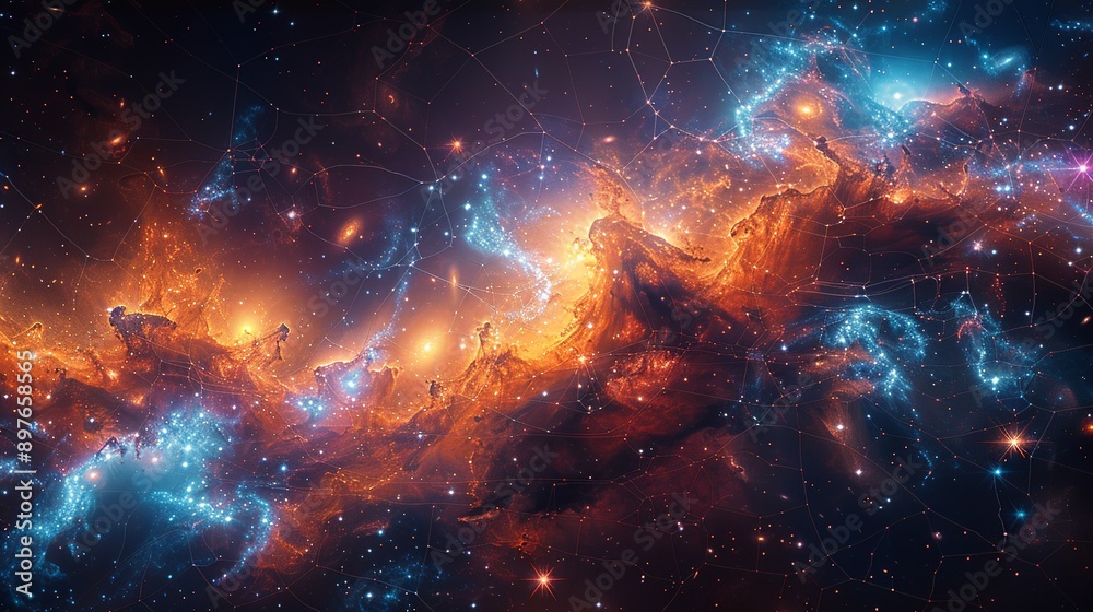 Mesmerizing portrayal of the cosmic web, with its interconnected ...
