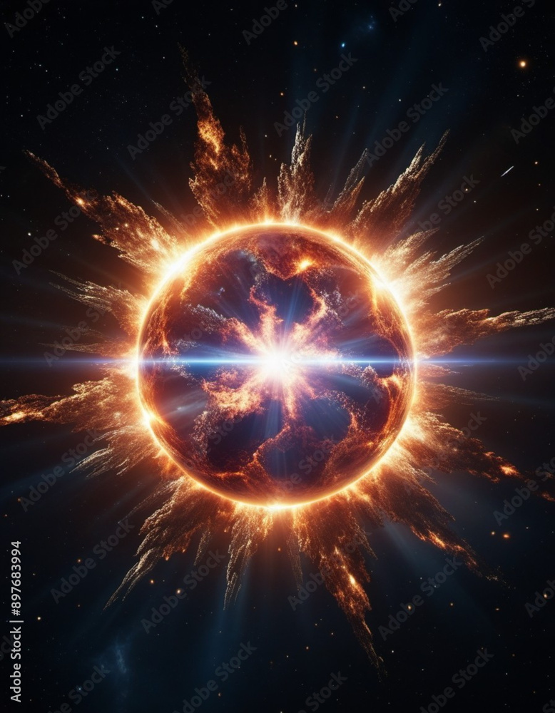 Supernova, supernovae or supernovas is powerful and luminous explosion ...