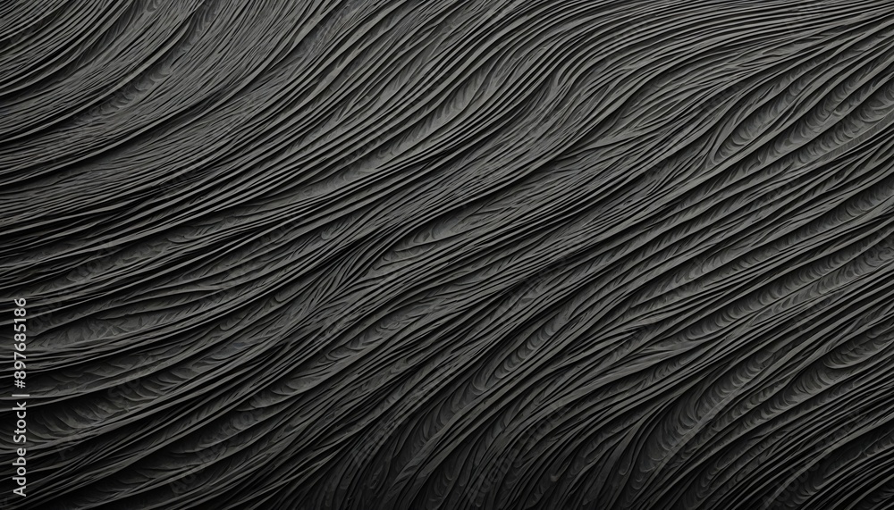 A Damascus steel texture with intricate, wavy patterns and a dark ...