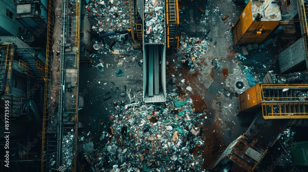 Smart waste management system with automated sorting and collection ...
