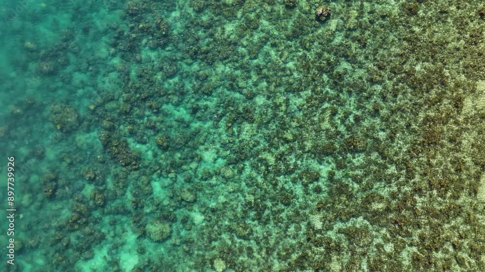 Ocean surface aerial view, sea water texture background. Blue water ...