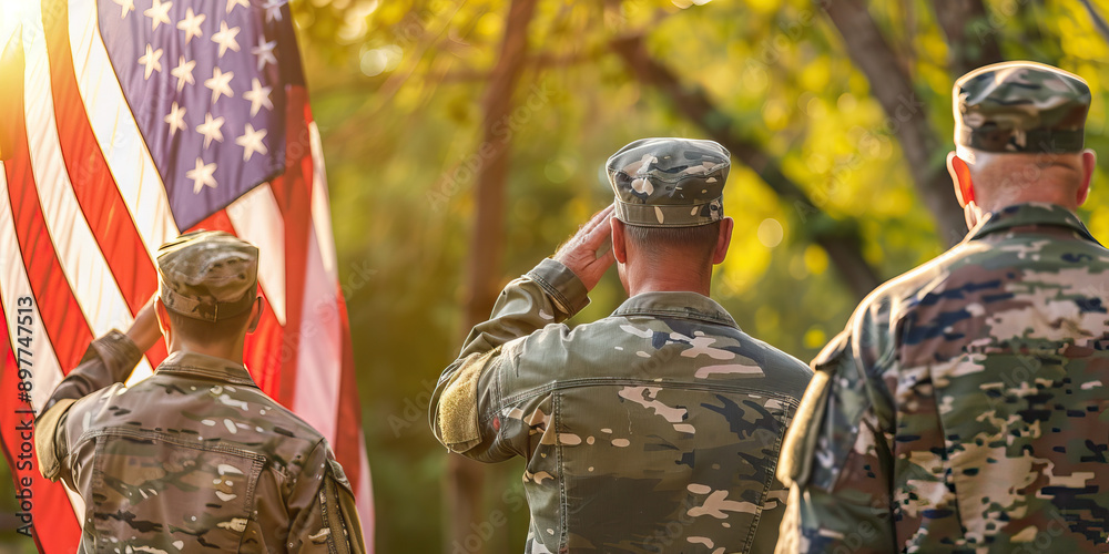 Sacred Trust of Veterans' Service: A group of veterans, dressed in ...