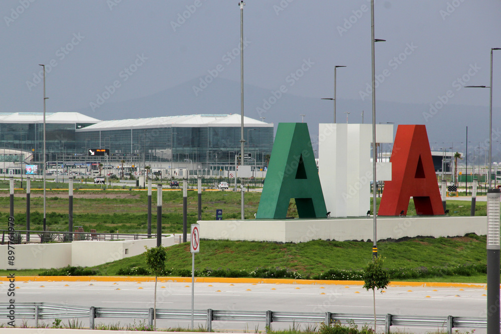 Mexico State, Mexico - Jul 28 2023: The Felipe Angeles AIFA ...