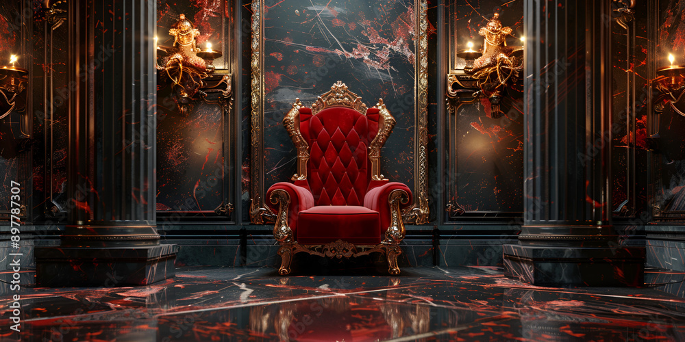 Backdrop of Game of Thrones Inspired Room Throne Chair Dragon ...