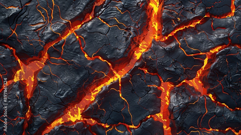 Lava texture fire background rock volcano magma molten hell hot flow ...