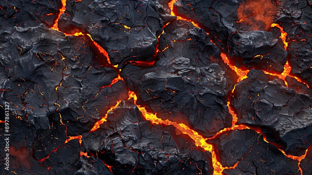 Lava texture fire background rock volcano magma molten hell hot flow ...