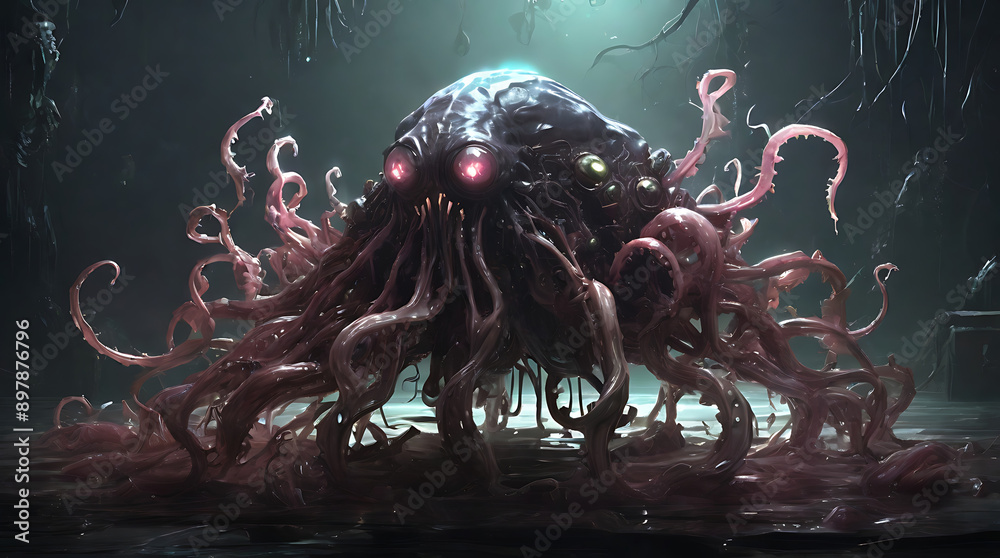 In a twisted eldritch dimension, a Lovecraftian fabled digital pet ...