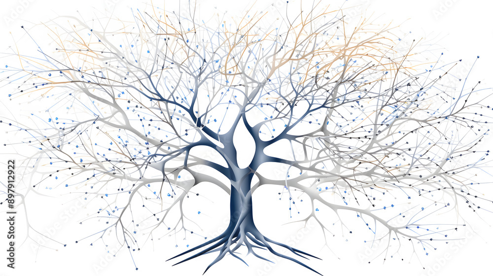 High-resolution Image of a Deep Learning DL Decision Tree Model as a ...