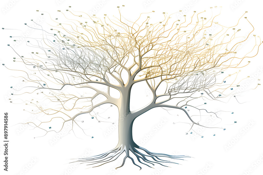 High-resolution Image of a Deep Learning DL Decision Tree Model as a ...