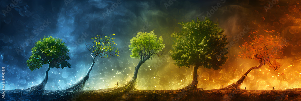 The Tree of Life: A Visual Metaphor for Growth, Vitality, Aging, and ...