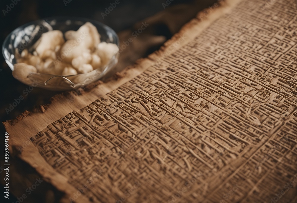 dead texture papyrus hieroglyphic detail egypt vintage traditional ...