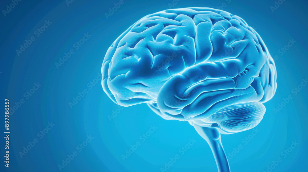 Explore a detailed and medically accurate view of the human brain ...