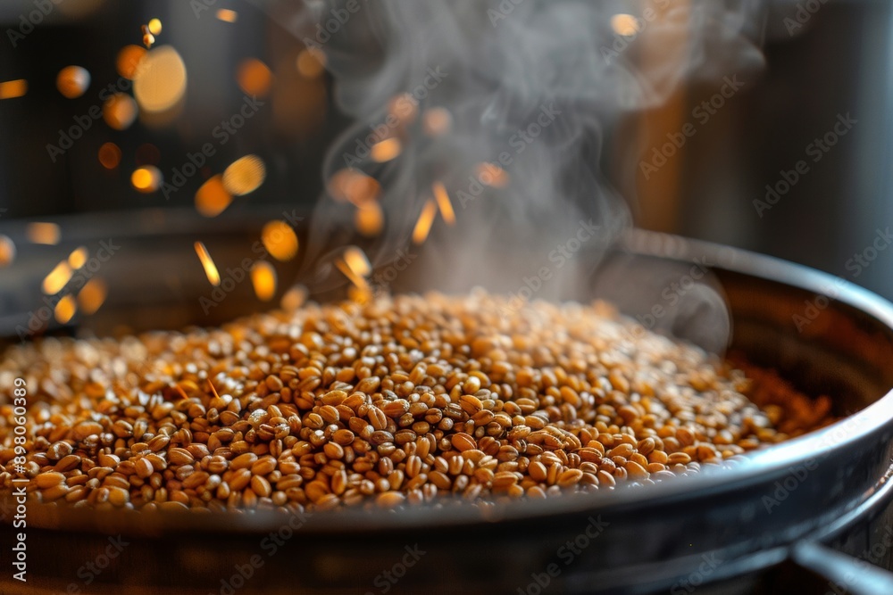 Roasting pearled barley in the mash tun adds golden hues and a toasted ...