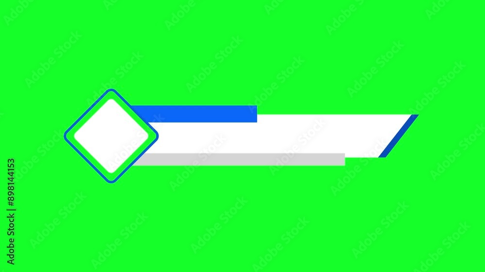 lower third animated name box and logo overlay background name box ...