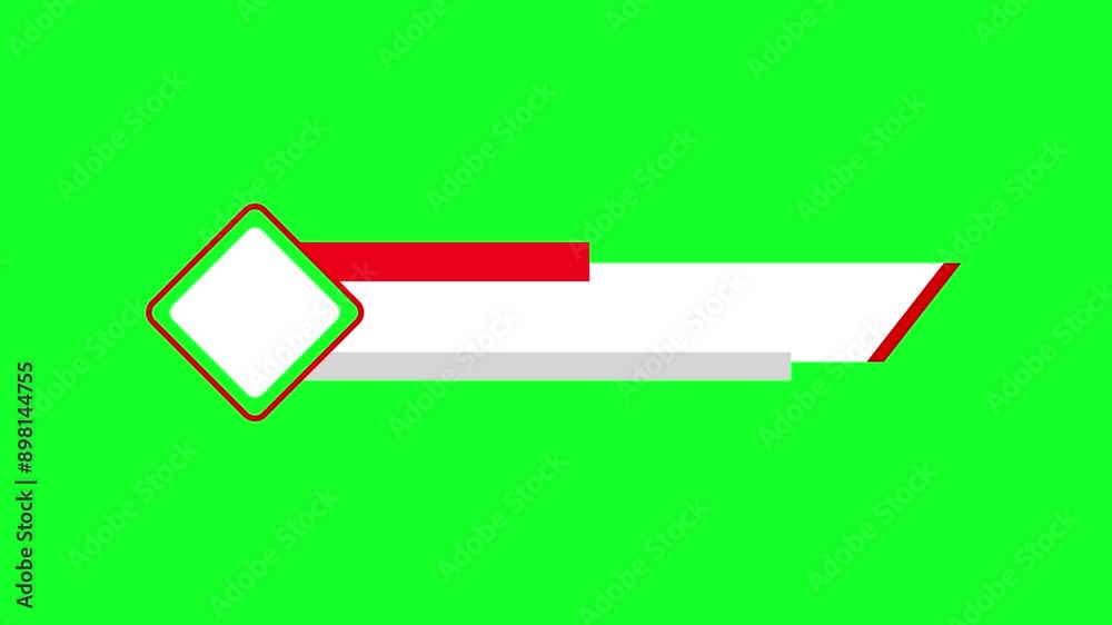 lower third animated name box and logo overlay background name box ...