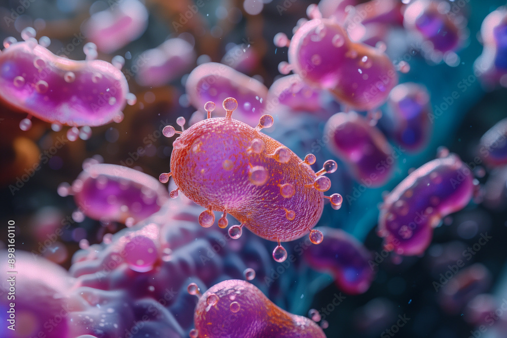 Probiotics, Various probiotic bacteria such as: Lactobacillus ...