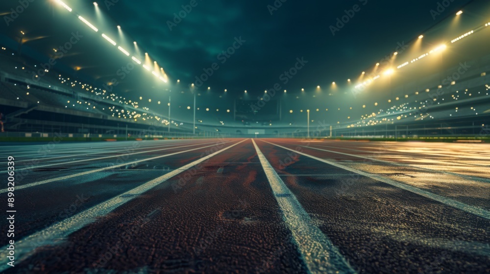 Olympic Stadium Scene, Showcasing the Excitement of Millions for the ...