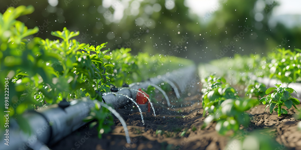 Sprinkler Irrigation System Close Up. Water spraying irrigation system ... Sprinkler Irrigation System Close Up. Water spraying irrigation system ...