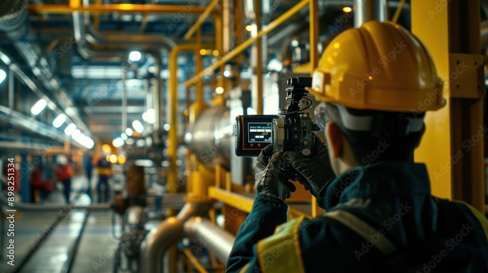 Workplace safety technology for zero accident concept On-site safety ...