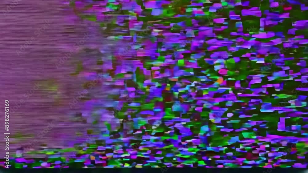 Comprehensive Glitch Noise VFX Pack for TV Screen Effects. Visual ...