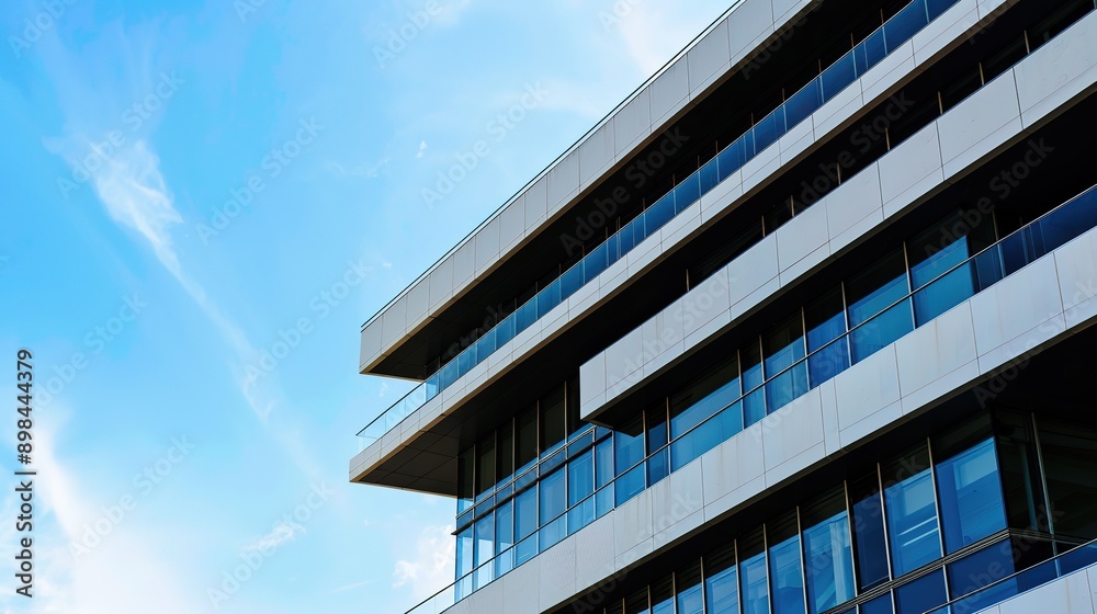 Striking Modern Architecture Building with Sleek Lines and Structural ...