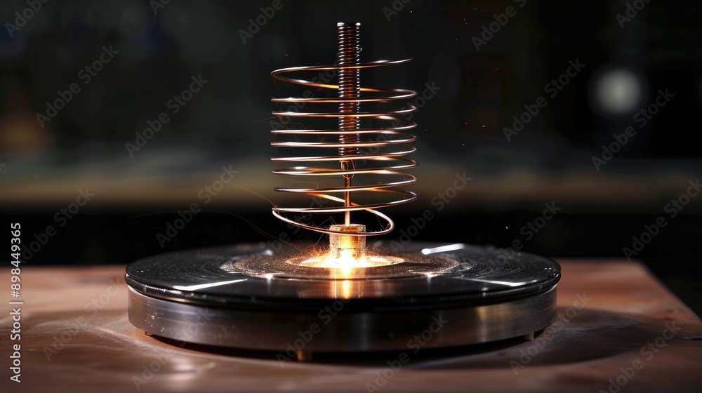Demonstration of Faraday's law with electromagnetic induction and ...