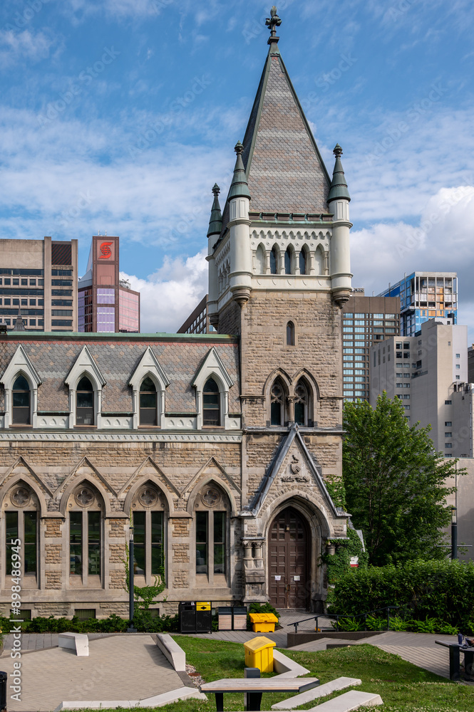 Montreal, Quebec - July 17, 2024: Morrice Hall on the McGill University ...